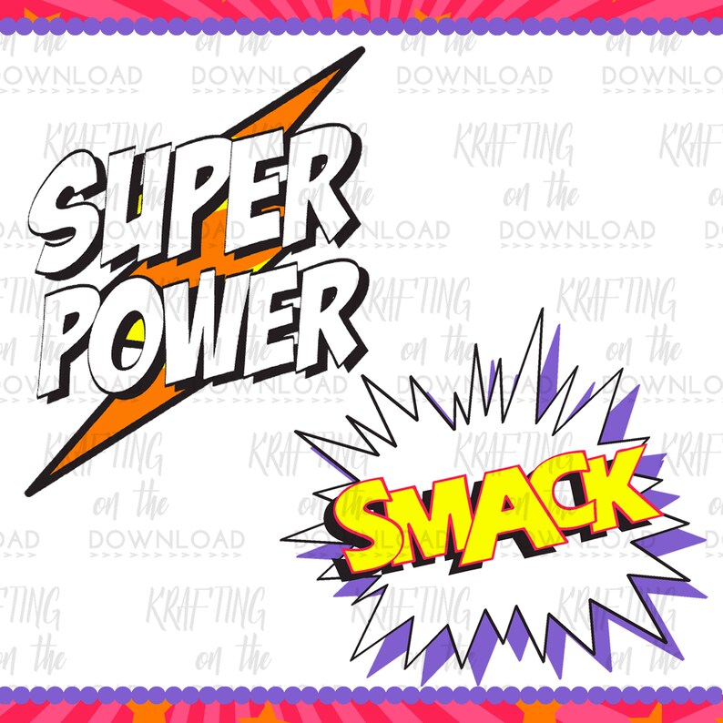Superhero Clip Art Set Superhero Clipart Bright Superheroes Png Clipart ...