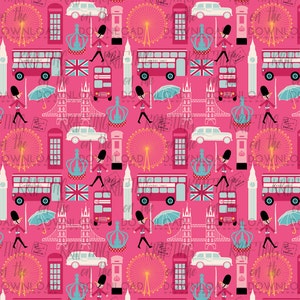 Travel Paper Pack London Digital Paper Tea Time Paper Pack British Flag ...