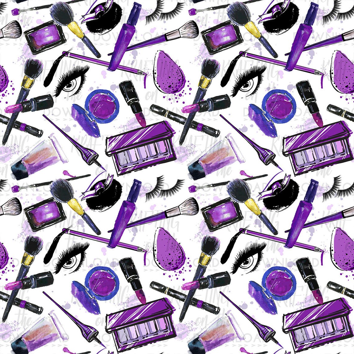 Younique Makeup Paper Pack Make up Paper Watercolor Makeup | Etsy