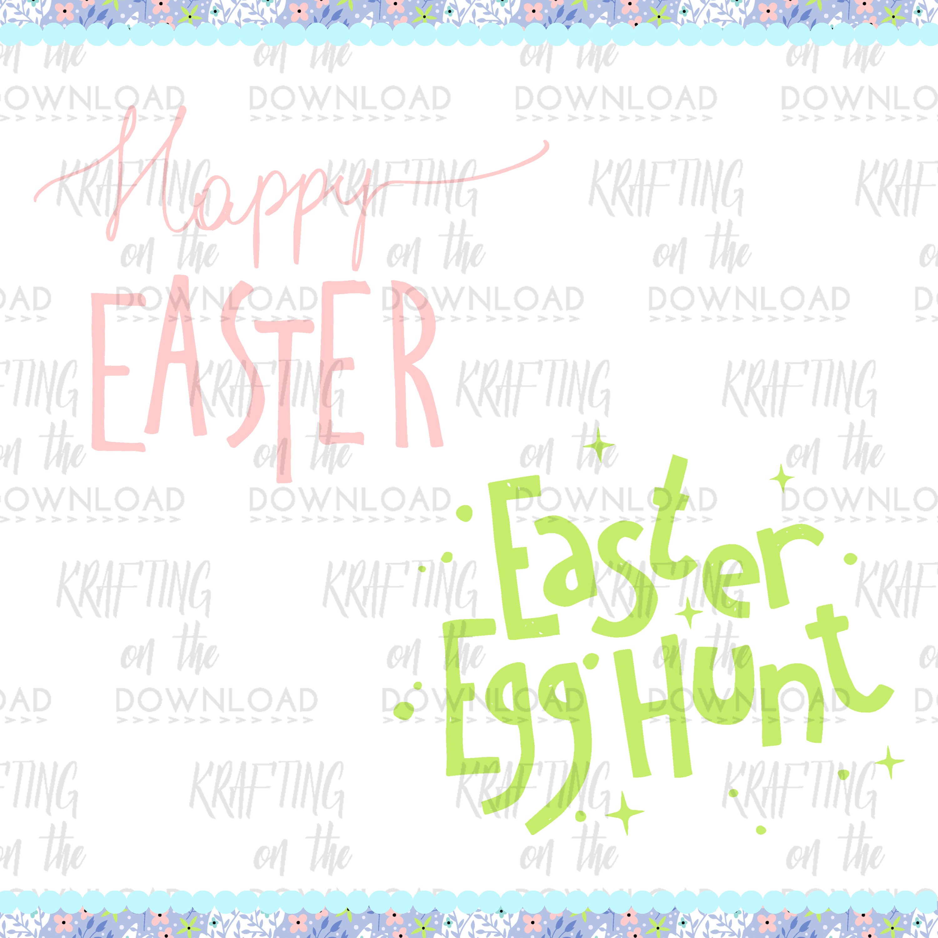Happy Easter Clip Art Set Bright Easter Bunny Clipart Set Cute | Etsy