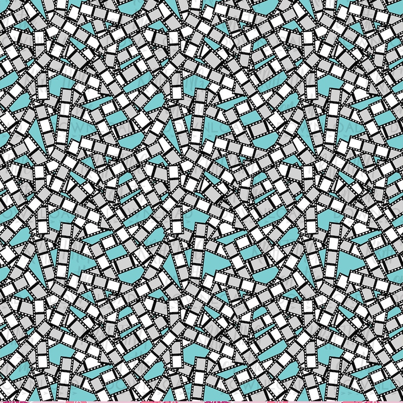 Movie Night Digital Papers Movie Digital Paper Movie Night | Etsy