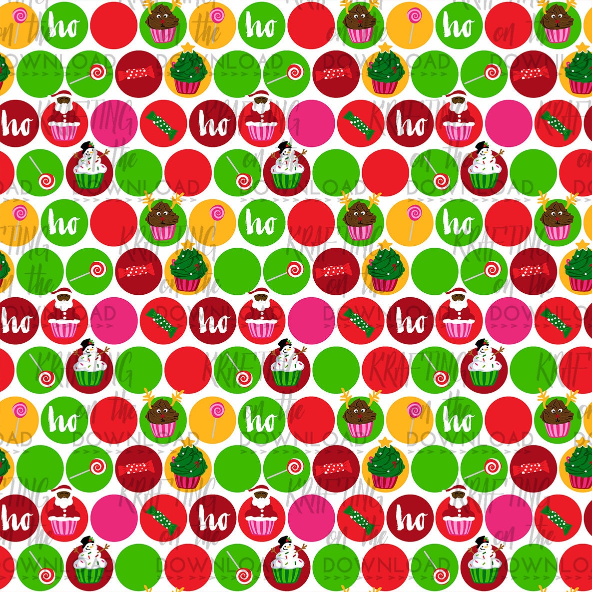 Christmas Sweets Digital Paper Pack Holiday Baking Paper Pack - Etsy UK