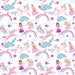 Unicorn Paper Pack Pink Glitter Unicorn Digital Paper Princess Paper ...
