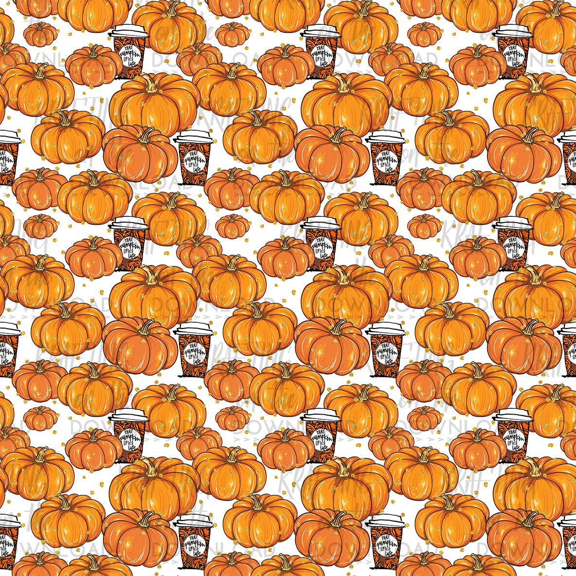 Pumpkin Spice Latte Paper Pack Pumpkin Spice Paper Pack | Etsy