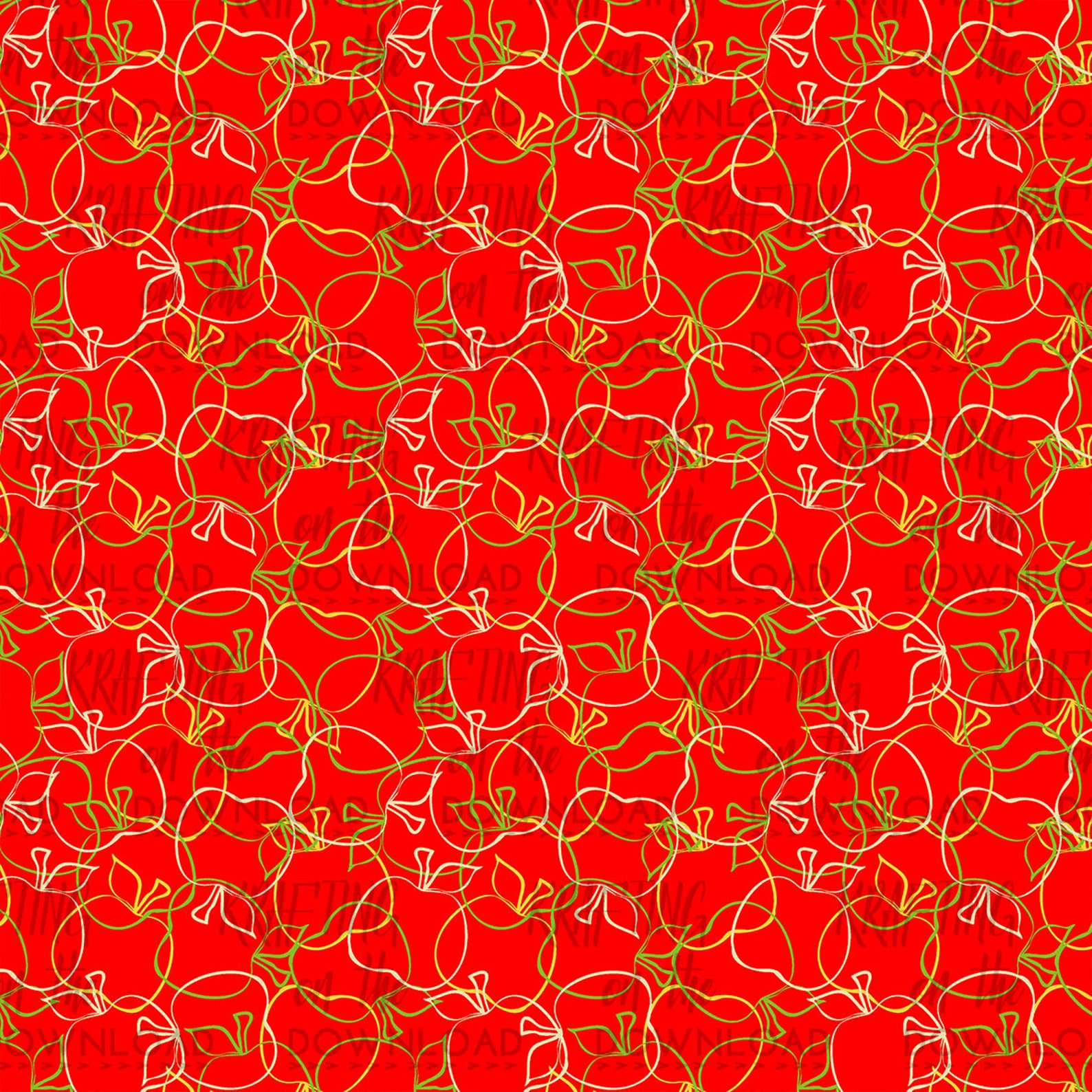 Back to School Paper Pack Apple Digital Paper Teacher Paper - Etsy