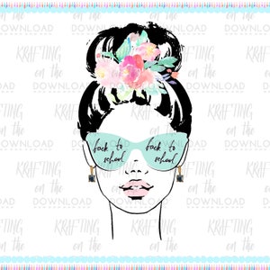 Back to School Clipart Set Watercolor Planner Girl Clip Art Png File ...