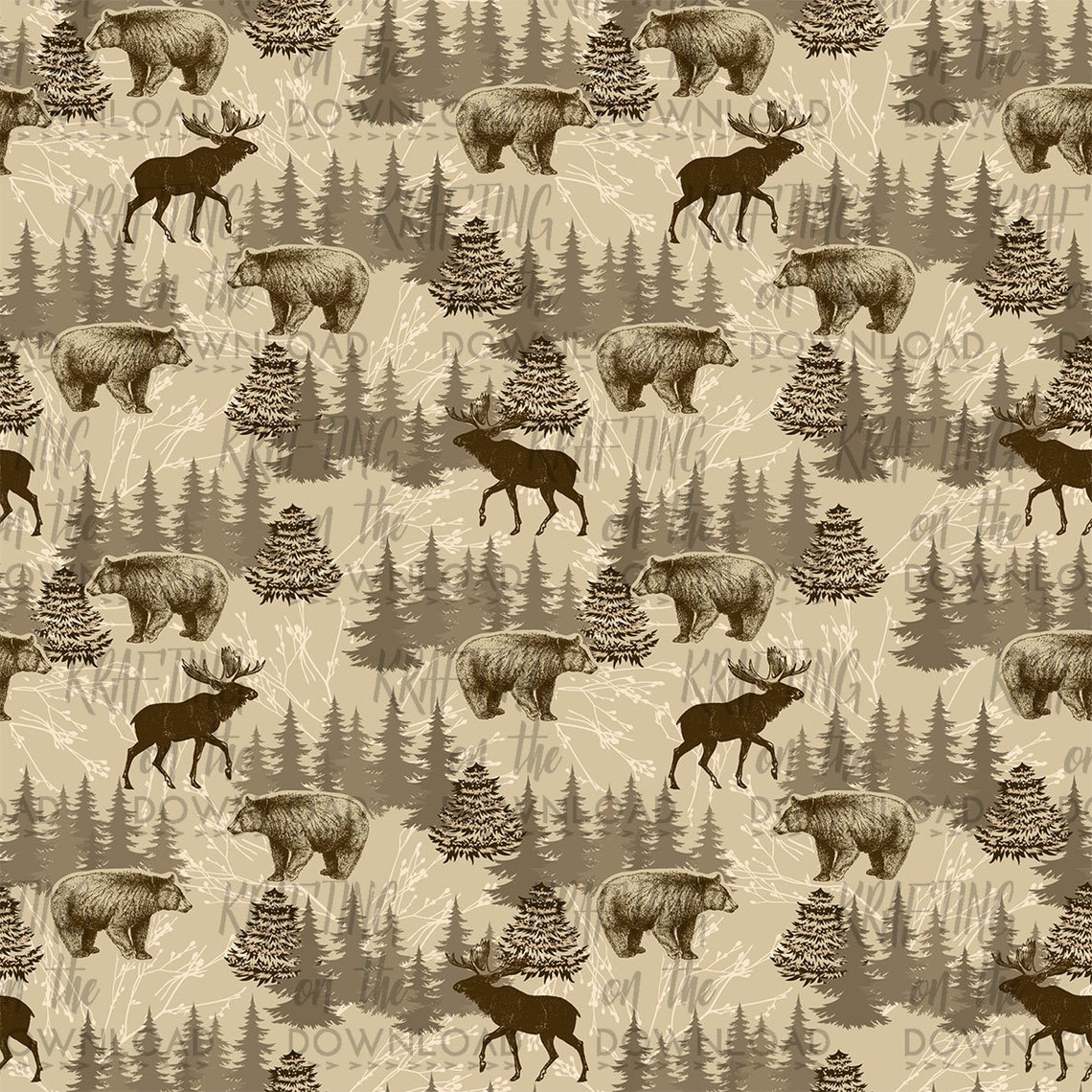 Lumberjack Paper Pack Buffalo Plaid Buffalo Check Digital - Etsy