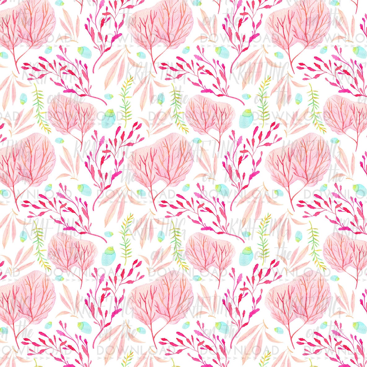Watercolor Beach Girl Paper Pack Beach Digital Paper Beach Medium Skin ...