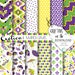 Mardi Gras Digital Paper, Mardi Gras Papers, Purple Green Yellow Gold ...