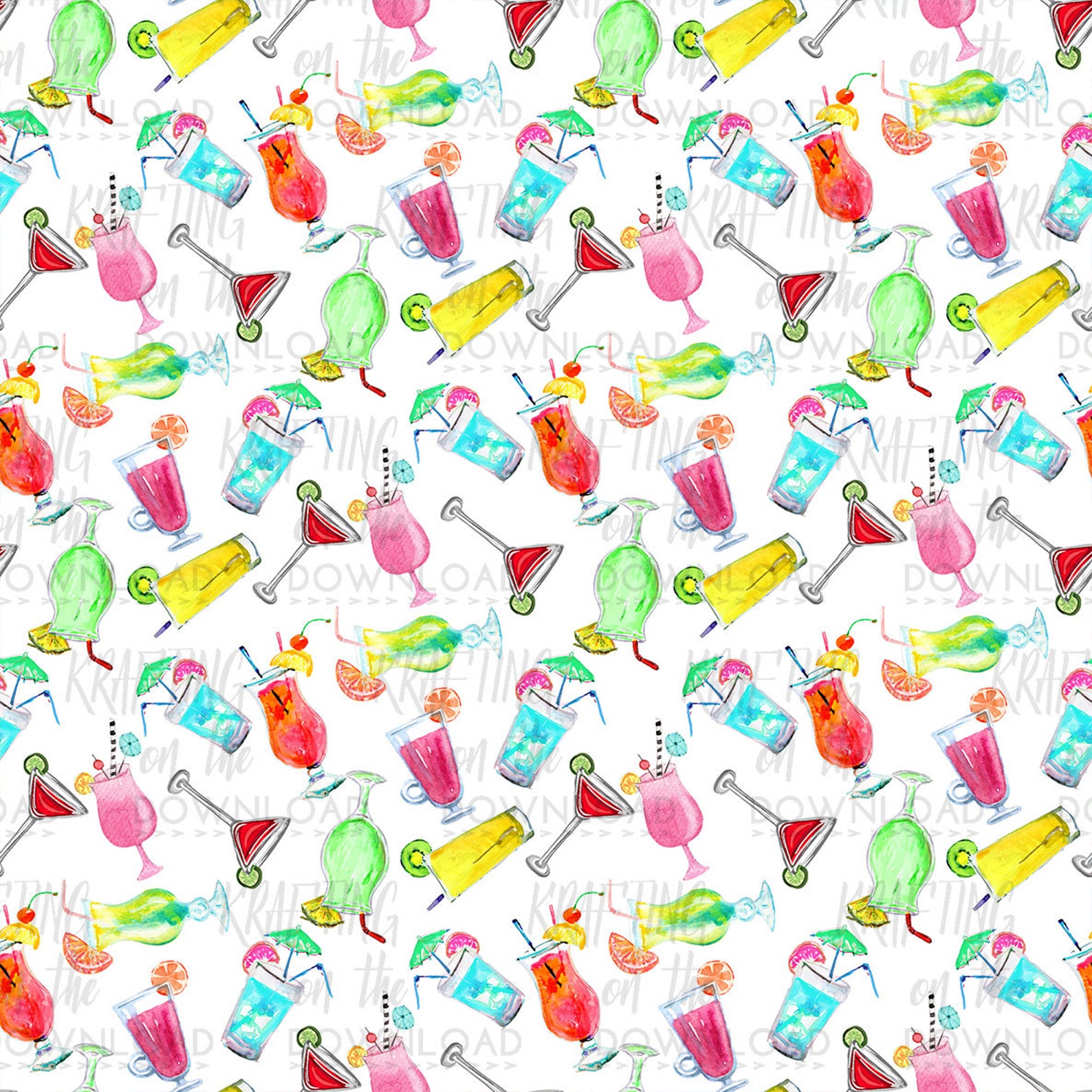 Watercolor Beach Girl Paper Pack Beach Digital Paper Beach | Etsy