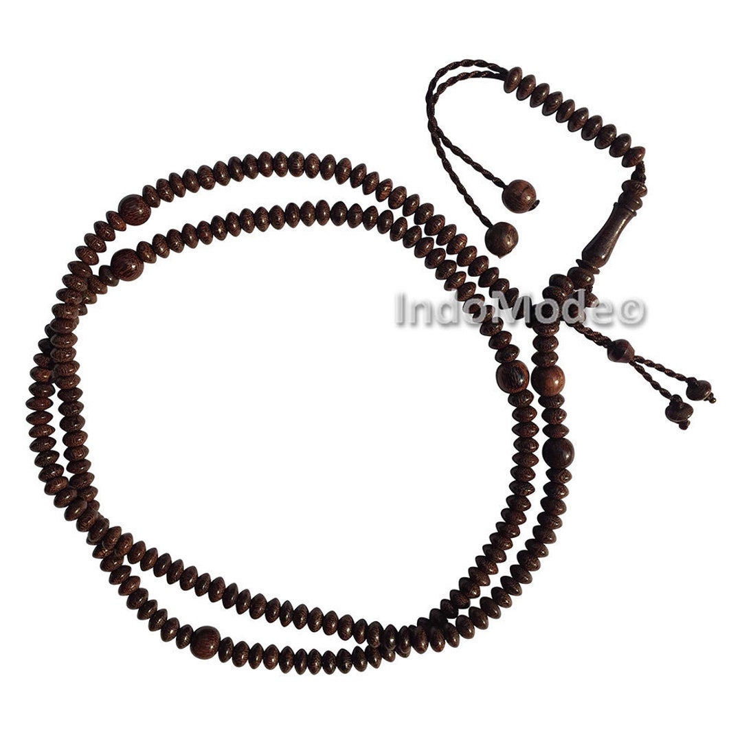 Islamic Prayer Beads NAQSHABANDI Sufi Tariqah Natural Tasbih Tamarind ...