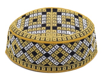 Black White Gold Cap - Etsy