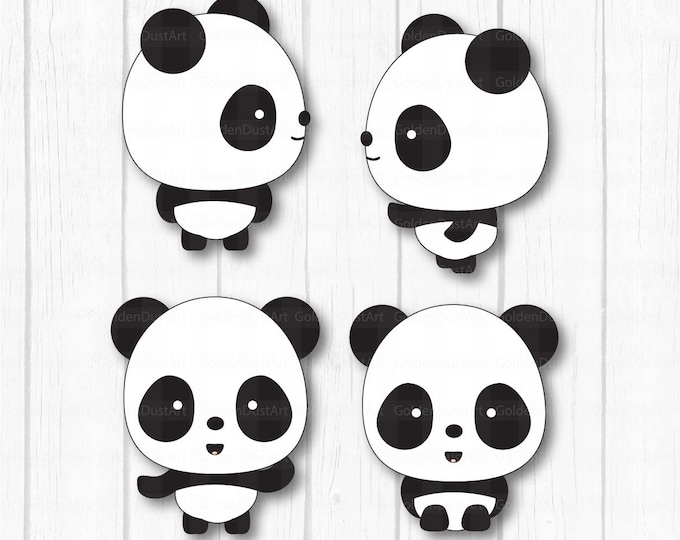 Premium Vector Clipart - Kawaii Panda - Cute Panda Planning Clipart ...