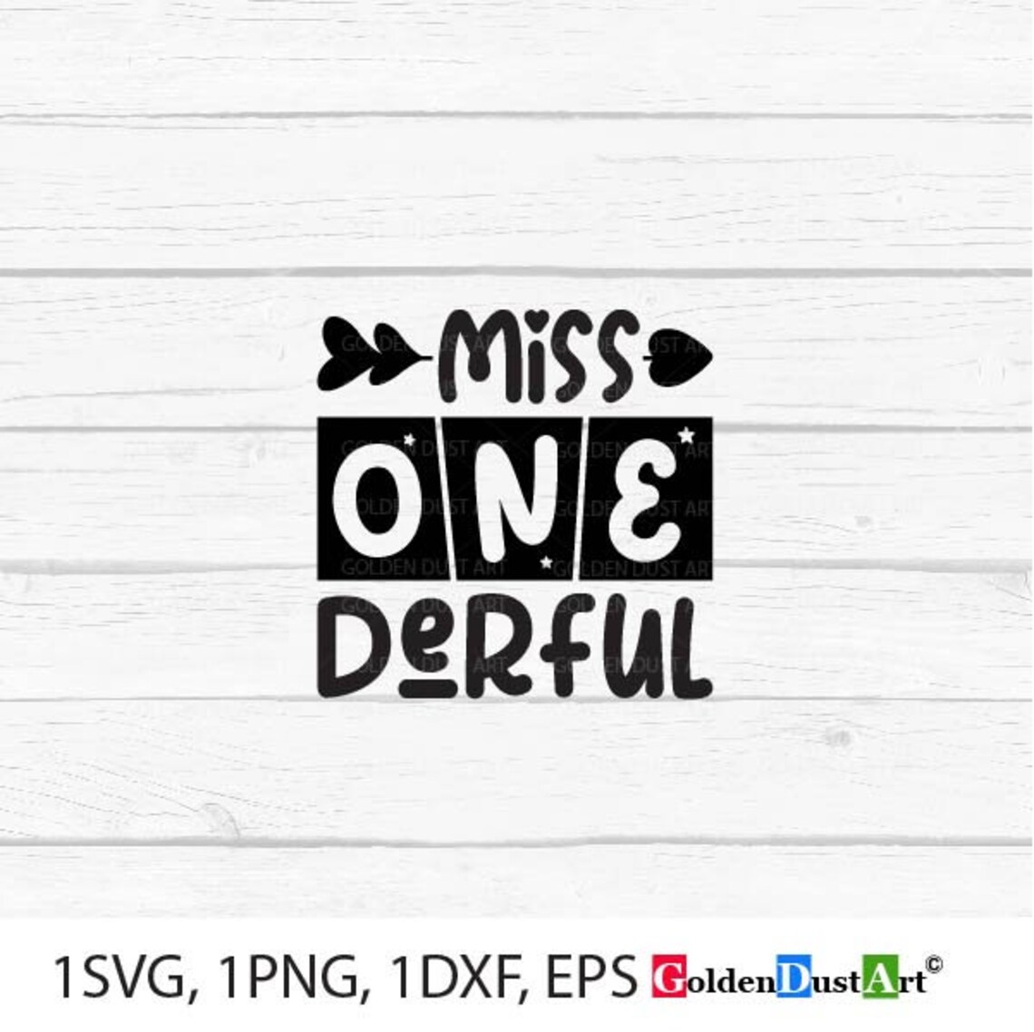 Miss Onederful svg 1st birthday file Miss ONE derful svg | Etsy