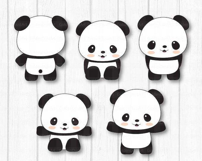 Premium Vector Clipart - Kawaii Panda - Cute Panda Planning Clipart ...