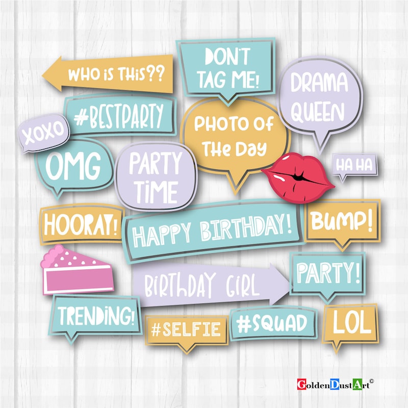 Birthday Girls Props - Etsy