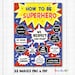 Superhero Classroom Rules Poster, Superhero Class Rules PNG, Superhero ...