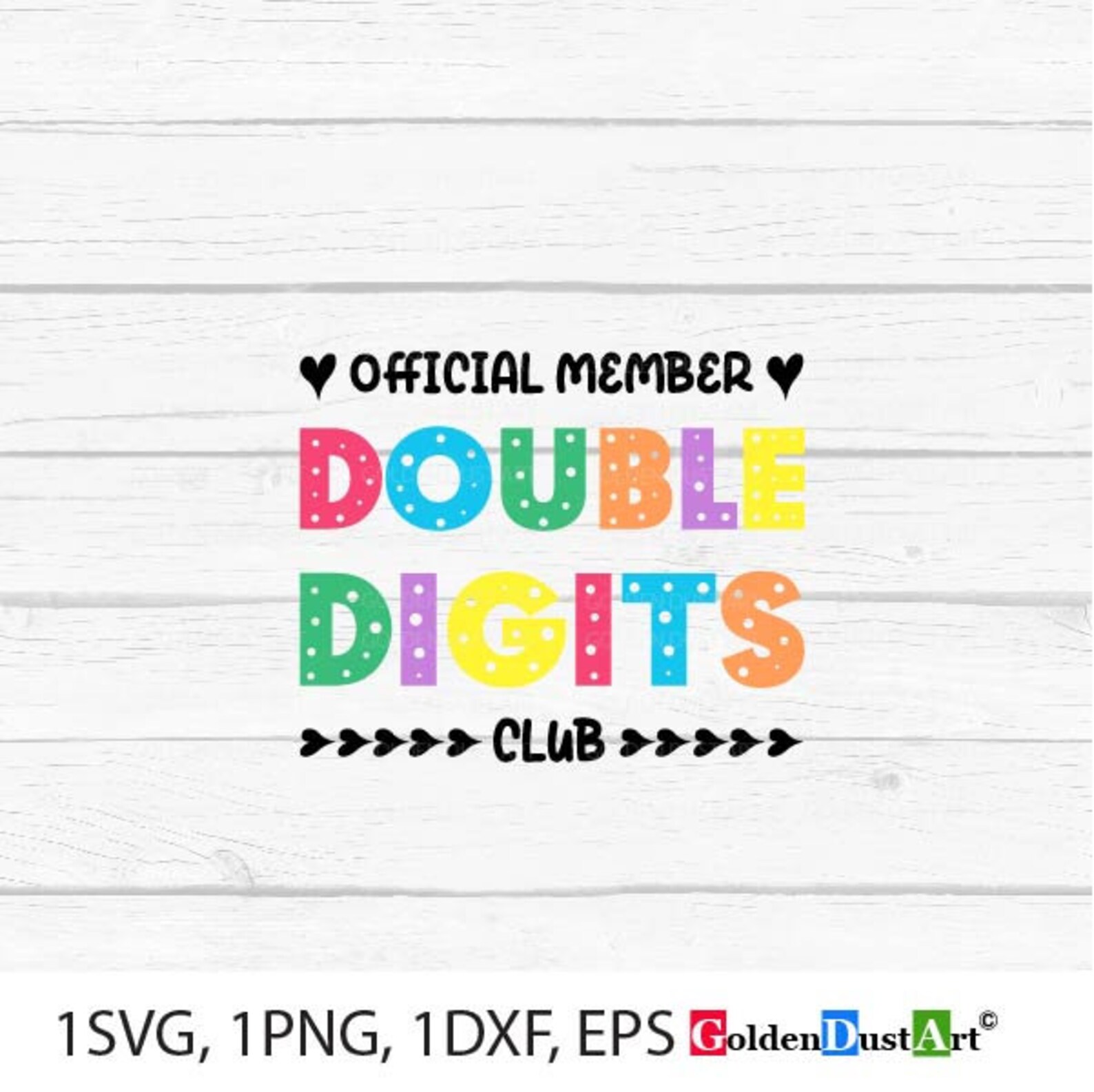 Official Member Double Digits Club Svg Double Digits Svg - Etsy