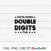Official Member Double Digits Club Svg, Double Digits Svg, 10th ...