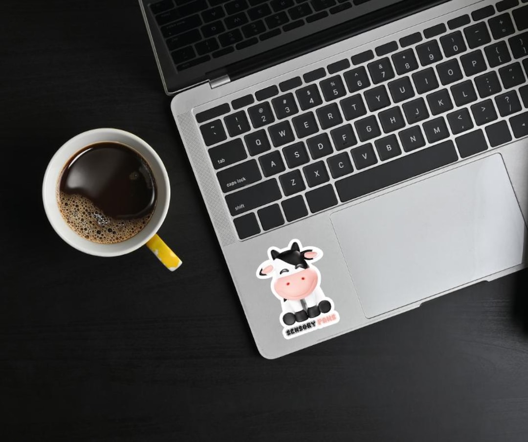 Sensory Paws Cow Sticker - Etsy