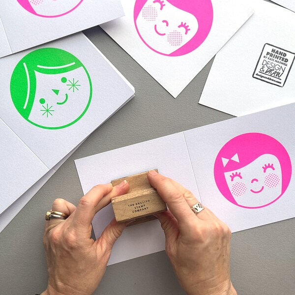 Screenprint Birthday Card - Etsy