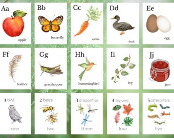 Nature Alphabet - Etsy