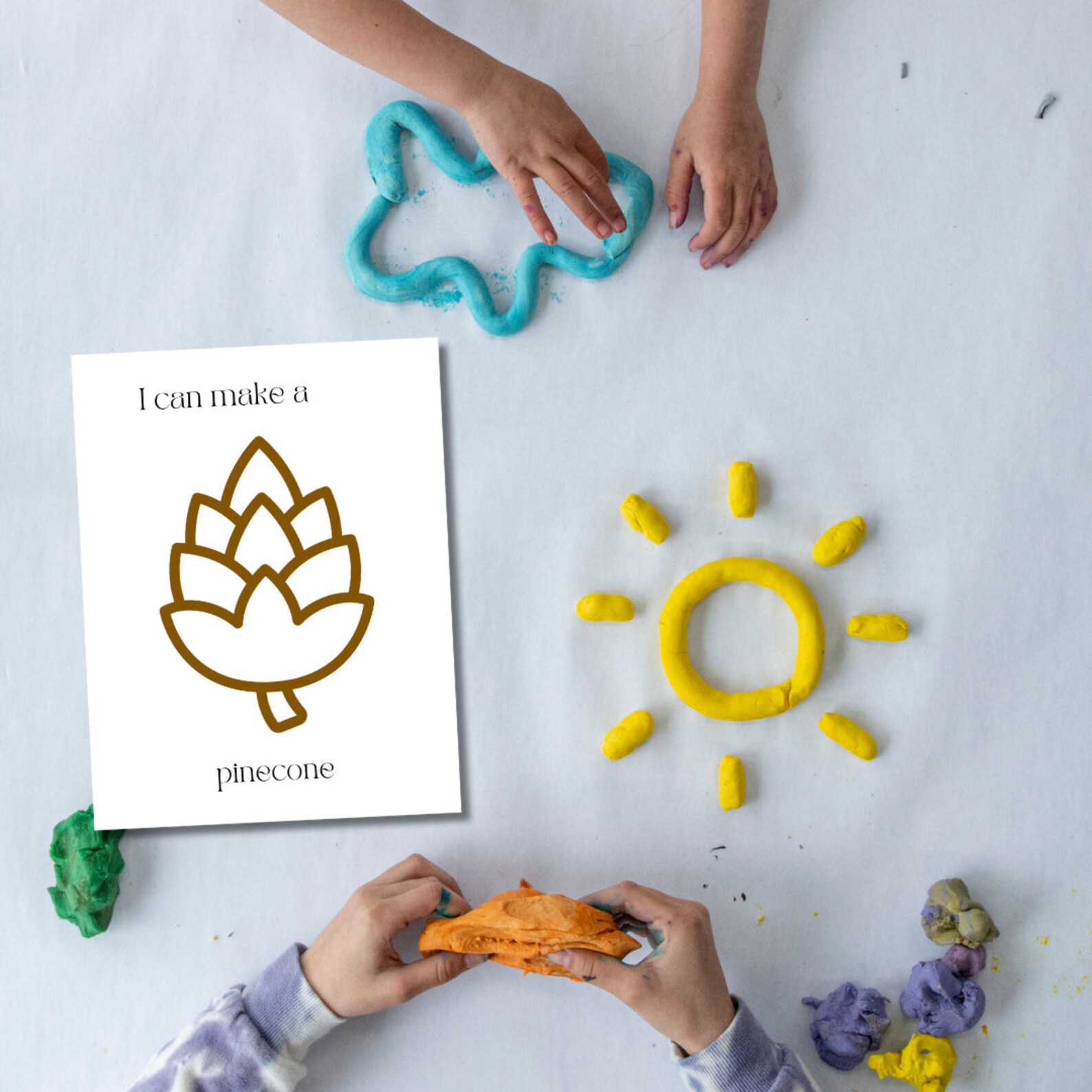 Christmas Play Dough Mats for Kids Play Doh Tools Christmas Gifts for ...