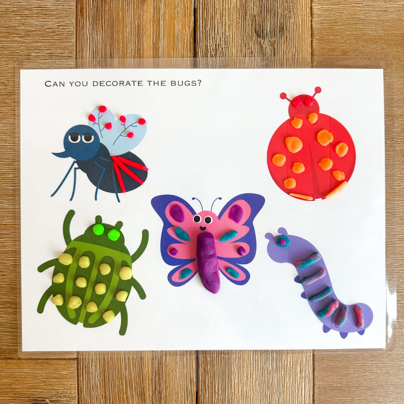 Playdough Mats for Play Dough Activities Bundle Playdough Scenes ...