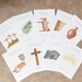 Easter Story Cards Christian Easter Flashcards Easter Basket Stuffers ...