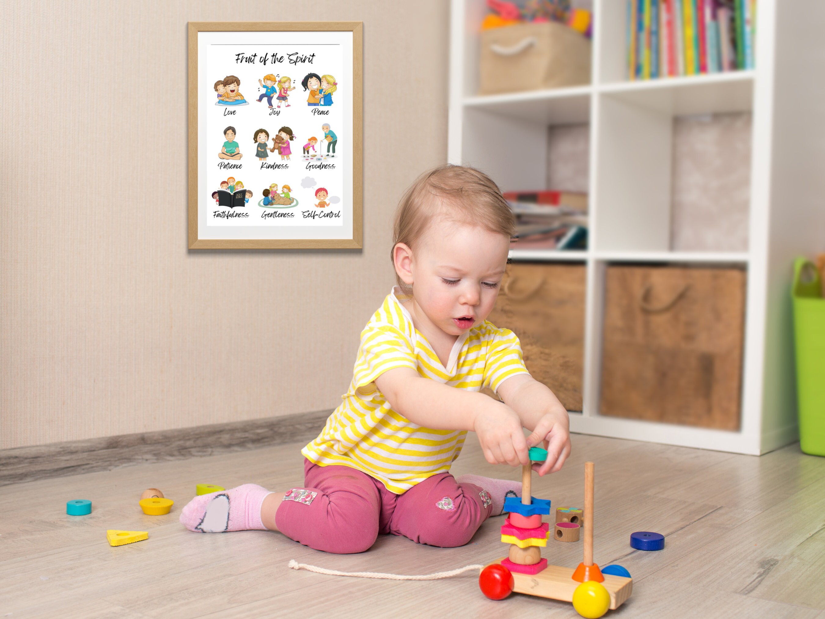 Fruit of the Spirit Poster / Homeschool and Classroom Decor / Calming ...