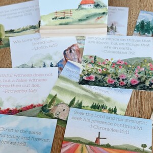 Scripture Cards for Kids Memory Verse Cards / Children's Bible Verse ...