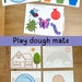 Playdough Mats for Play Dough Activities Bundle Playdough Scenes ...