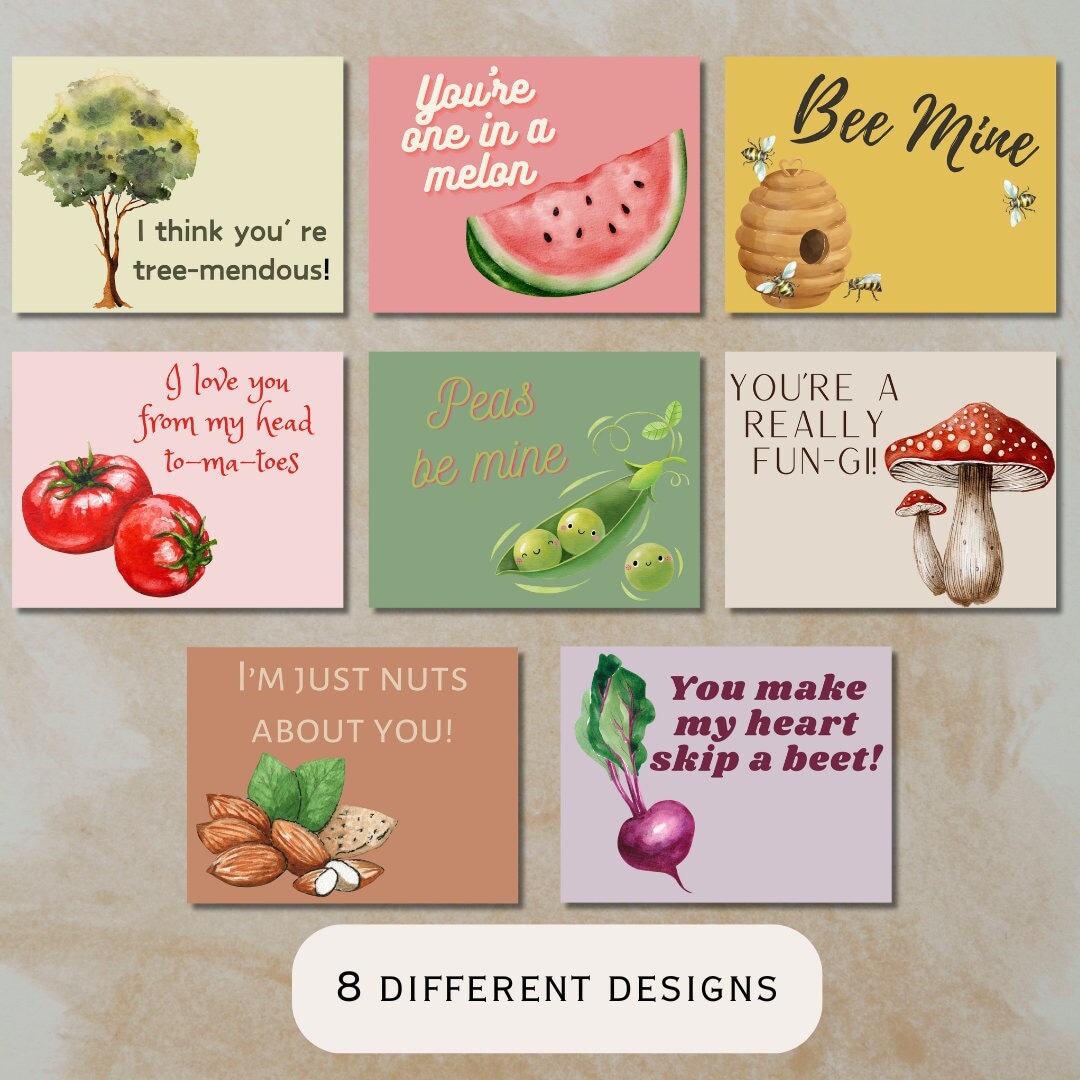 Nature Postcards Punny Nature Cards Funny Valentine Card Love Postcard ...