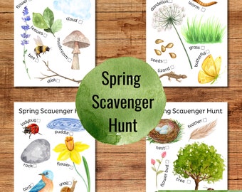 Springtime OUTDOOR ACTIVITY Bundle Outdoor Activities for Kids Spring ...