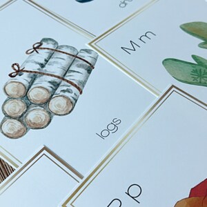 Winter ABC Cards / Christmas Printed Alphabet Cards / - Etsy