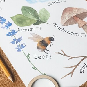 Spring Scavenger Hunt Nature Activities for Kids Printable Games for ...