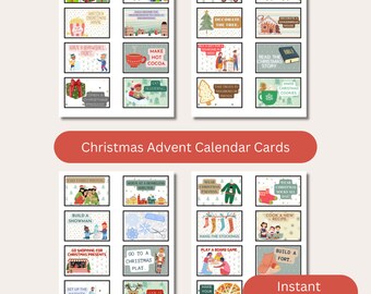 Christmas Advent Picture Book Reading Activity Calendar for Kids ...