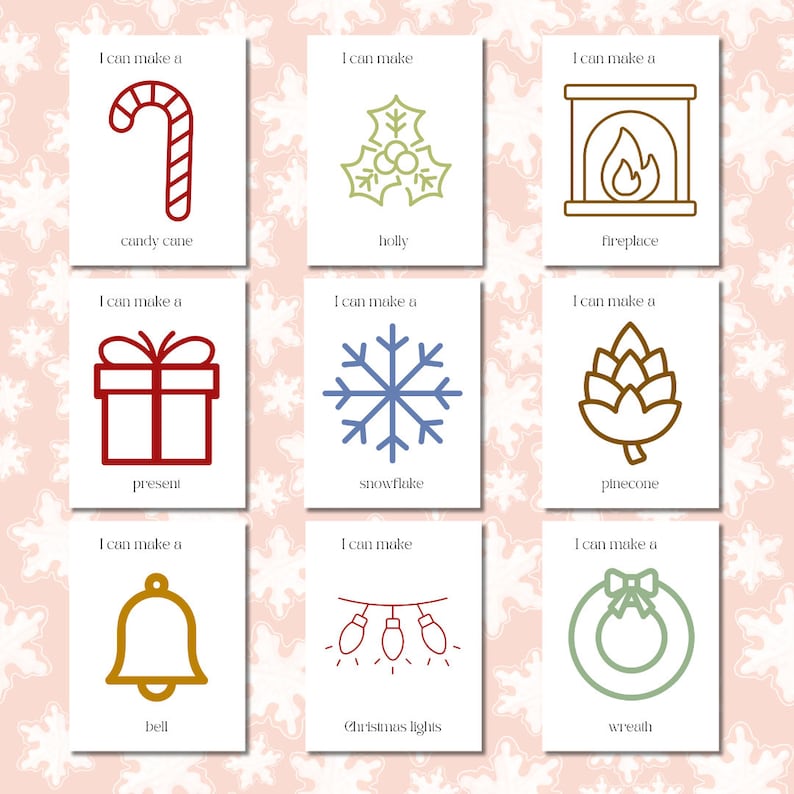 Christmas Play Dough Mats for Kids Play Doh Tools Christmas Gifts for ...