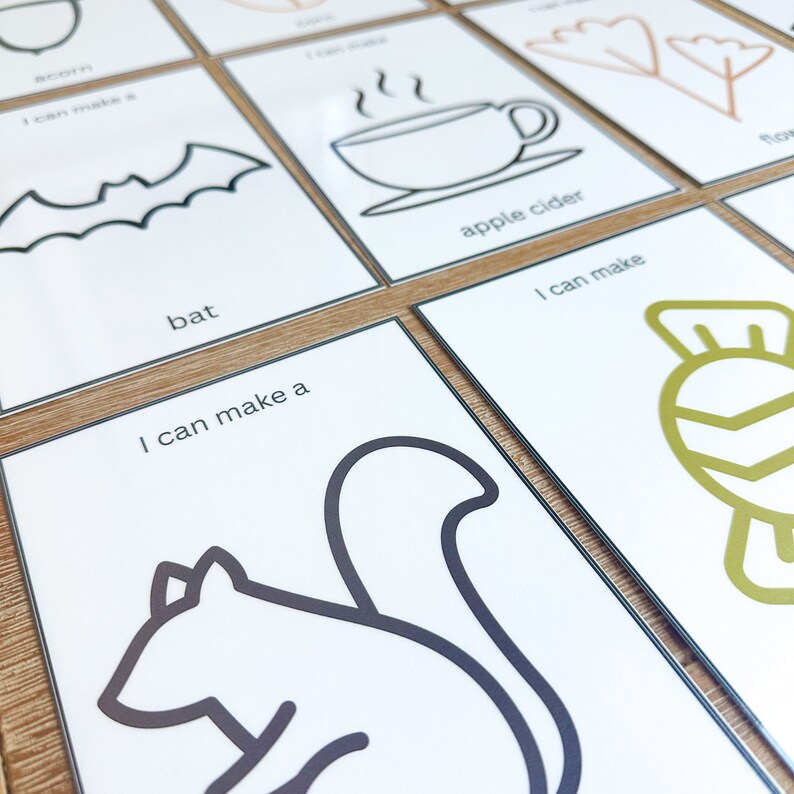 Play Dough Kit Fall Inspired Playdough Mat Printable Play Doh ...