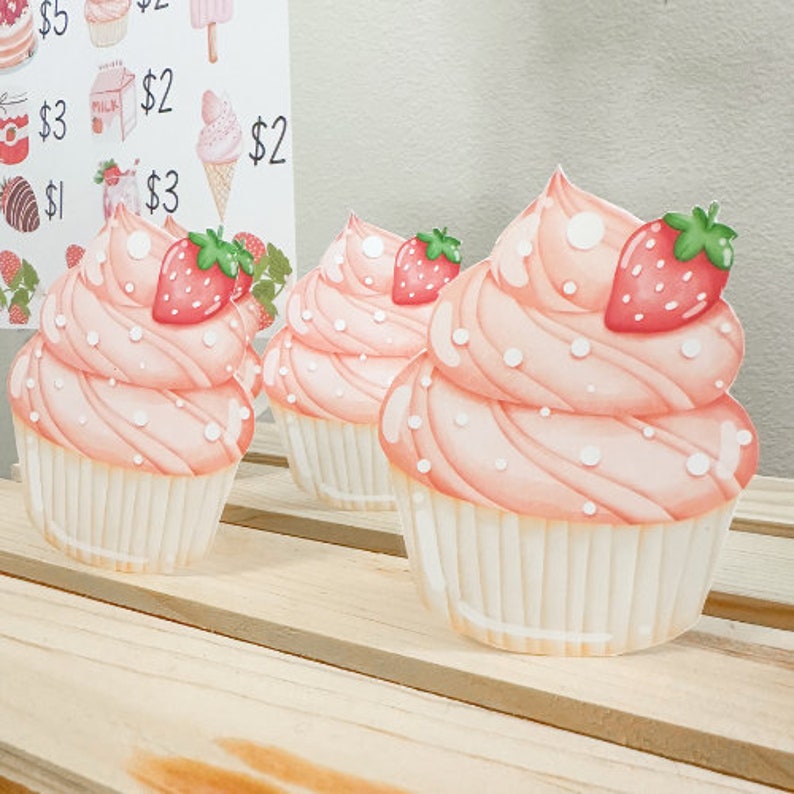 Dramatic Play Strawberry Treats Stand for Birthday Party's and ...