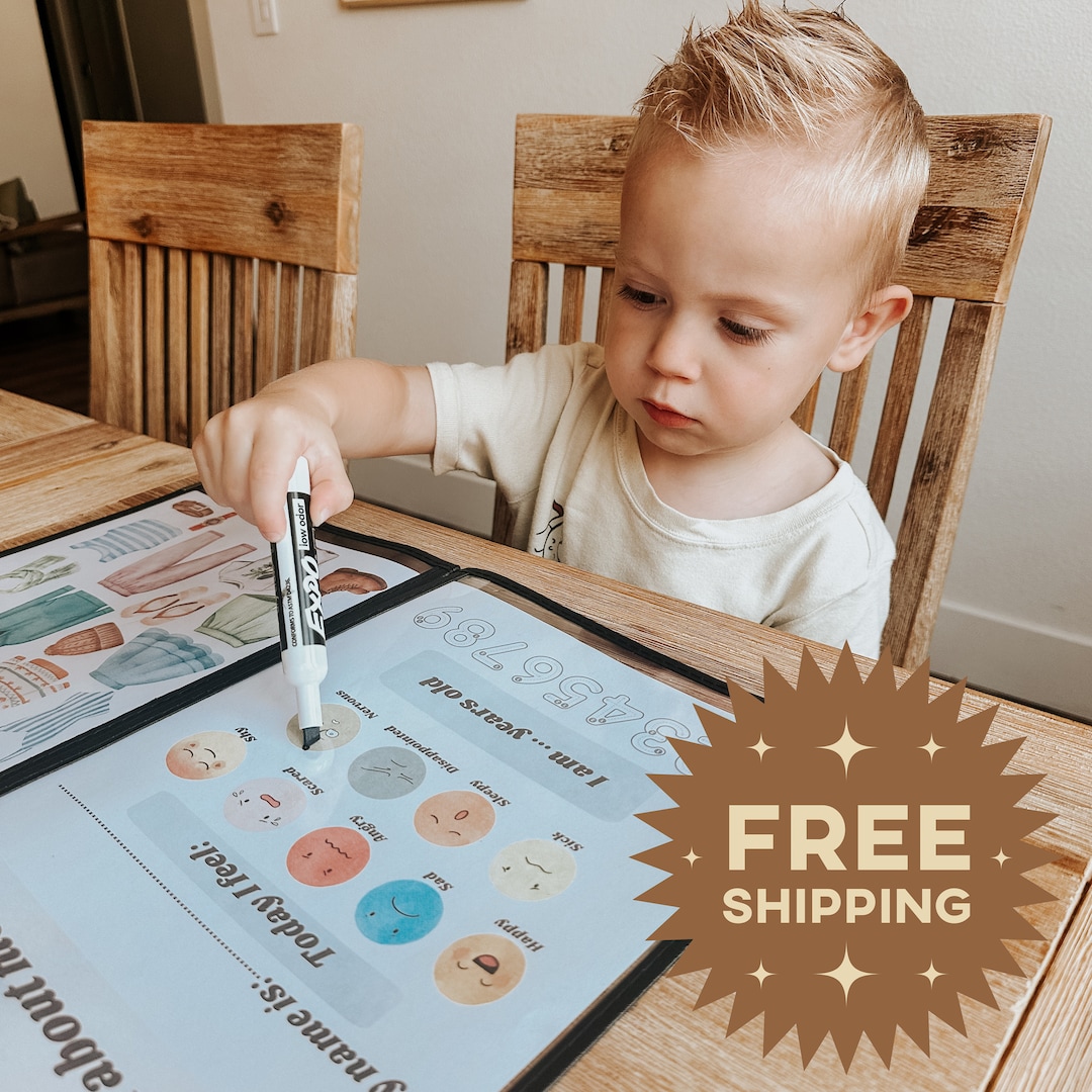 Complete Morning Menu Kit Free Shipping Homeschool Toddler Morning Menu ...