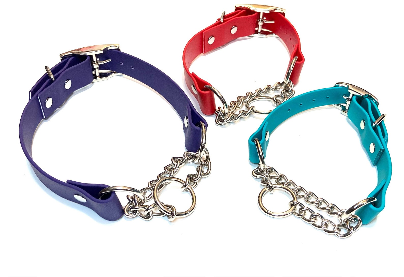 Custom Biothane Martingale Chain With Traditional Buckle | Etsy