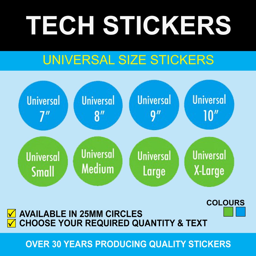 25mm – Universal Stickers Green - Etsy