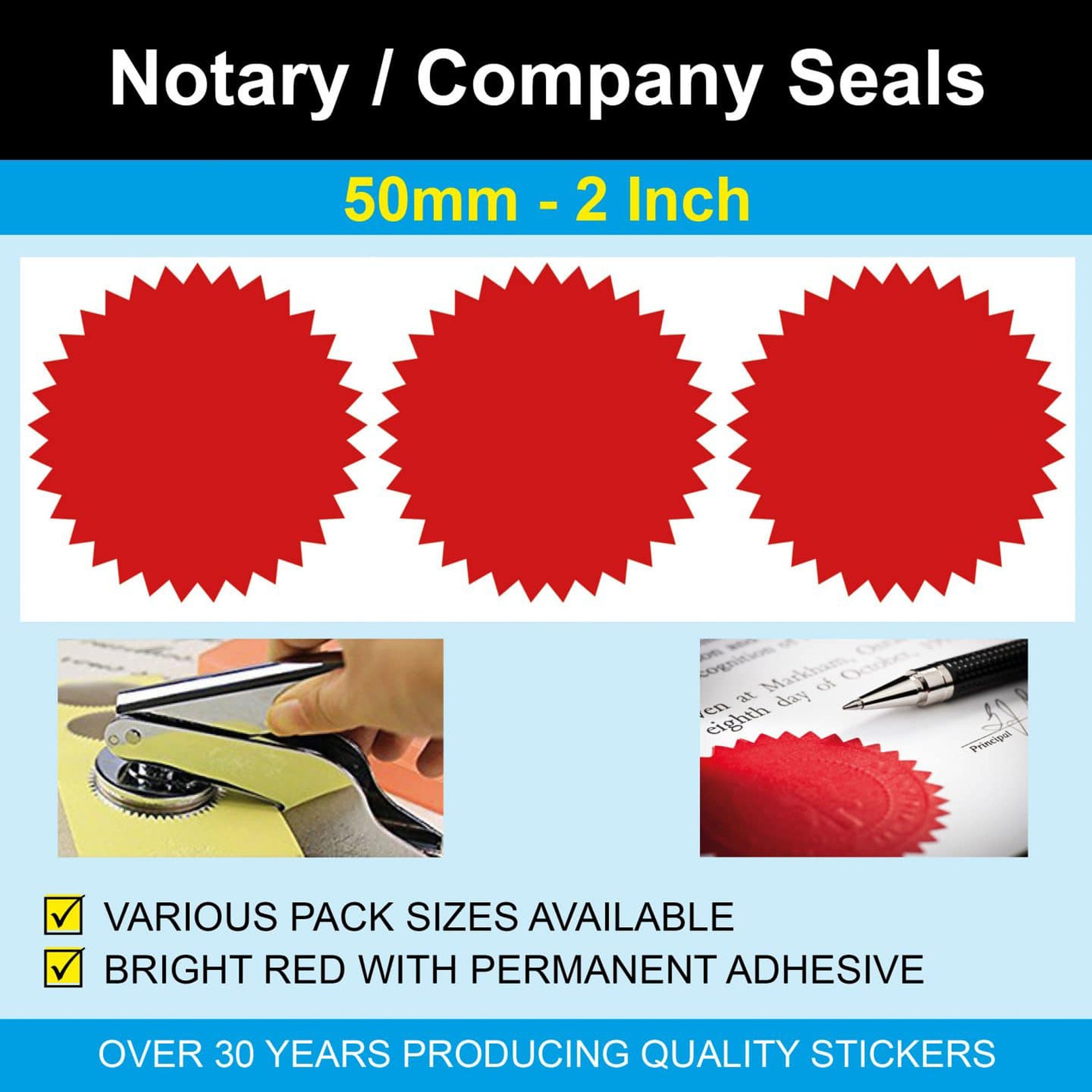 50mm (2 Inch) Notary Seals - Etsy Australia