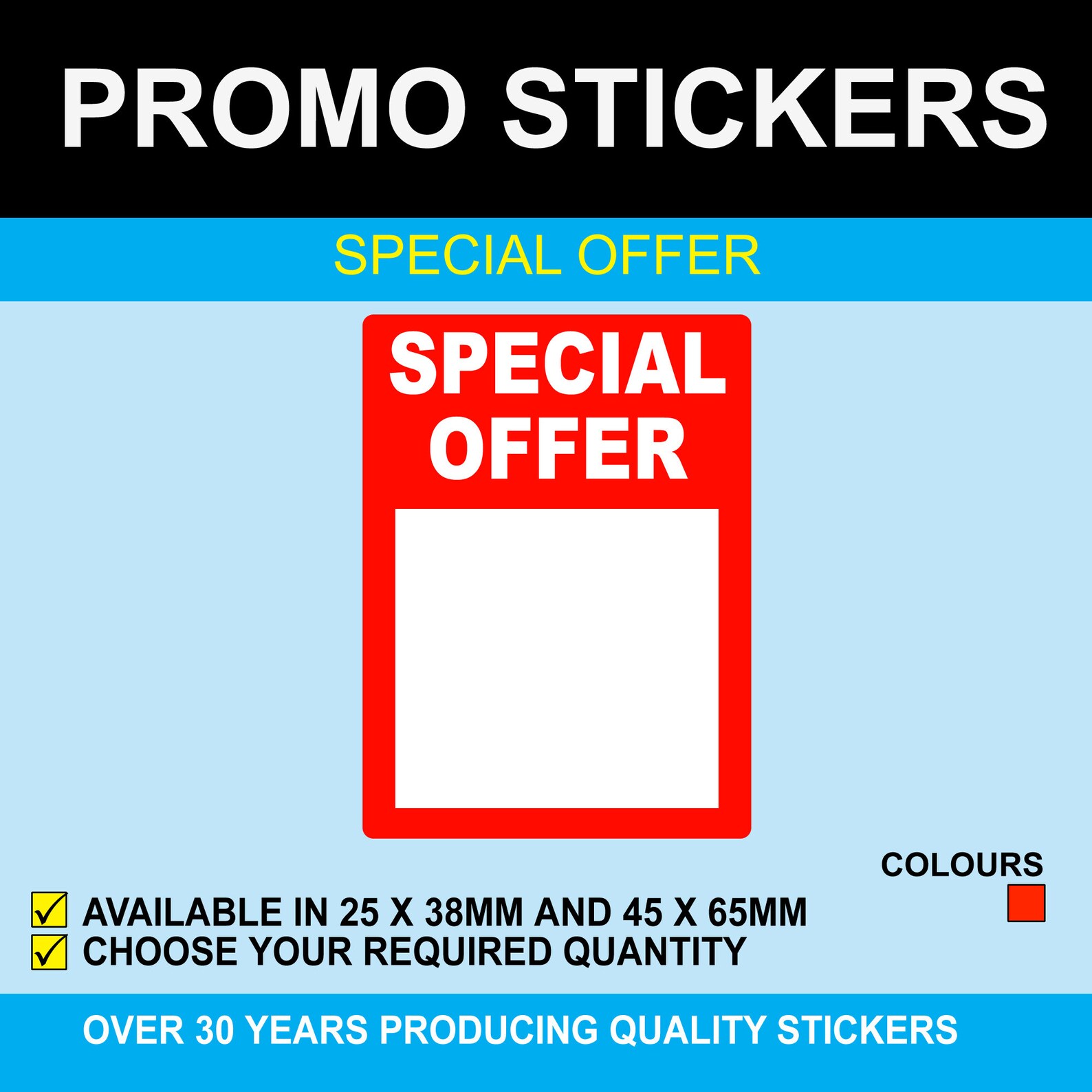Special Offer Stickers – Available in 2 Sizes - Etsy