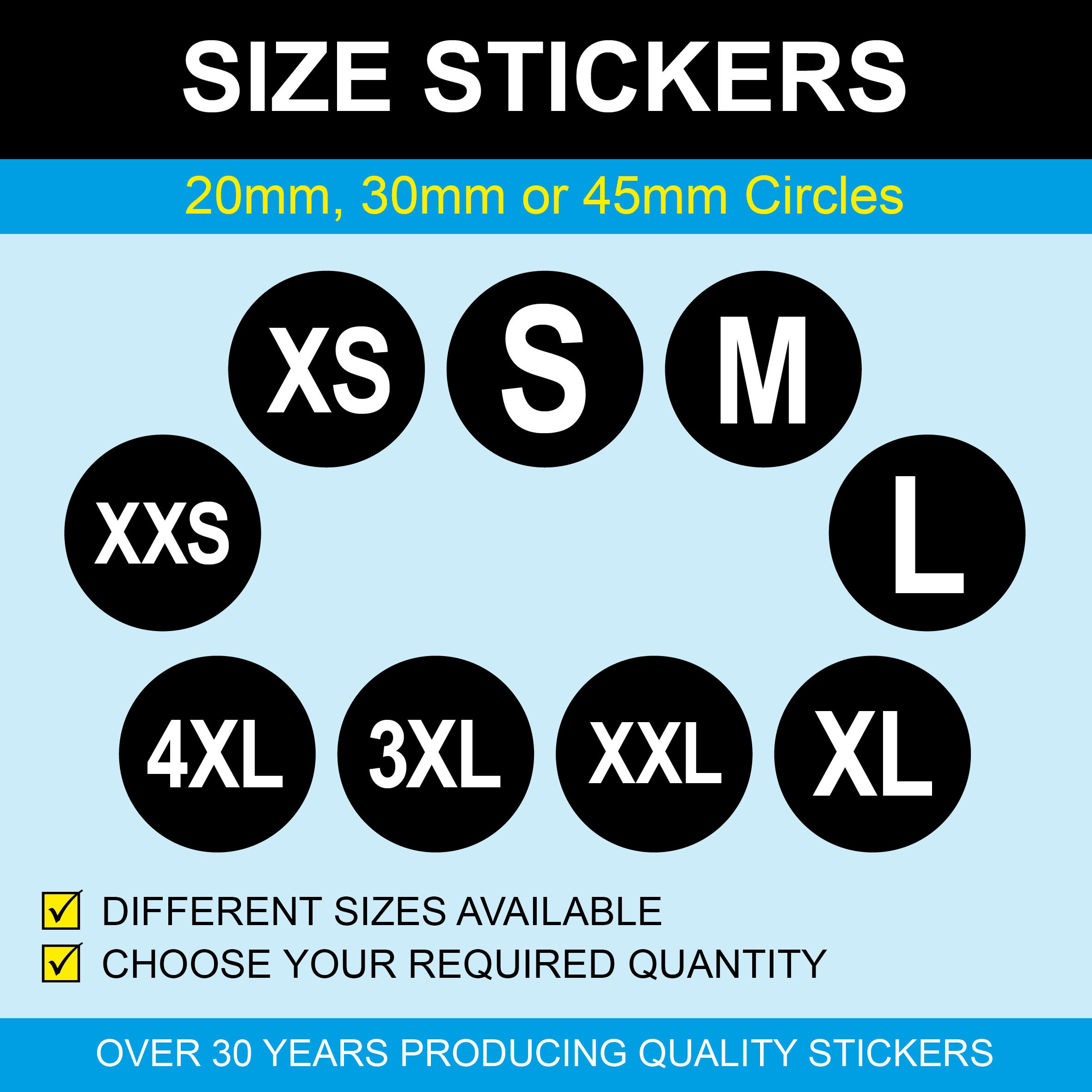 Stickers 30mm Size Stickers Paper & Party Supplies Stickers, Labels ...