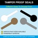 Lollipop Shaped Tamper Proof Seals Black - Etsy