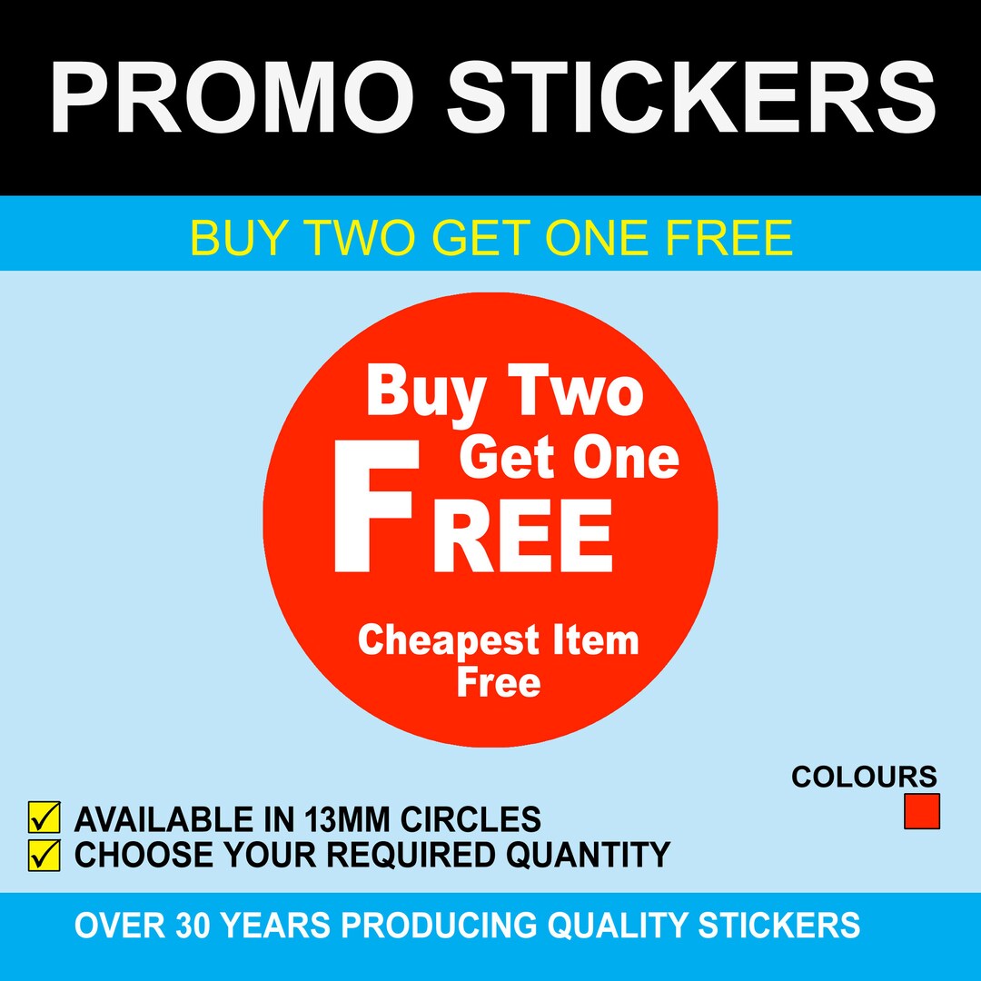 Buy Two Get One Free Cheapest Item Free Stickers - Etsy Österreich