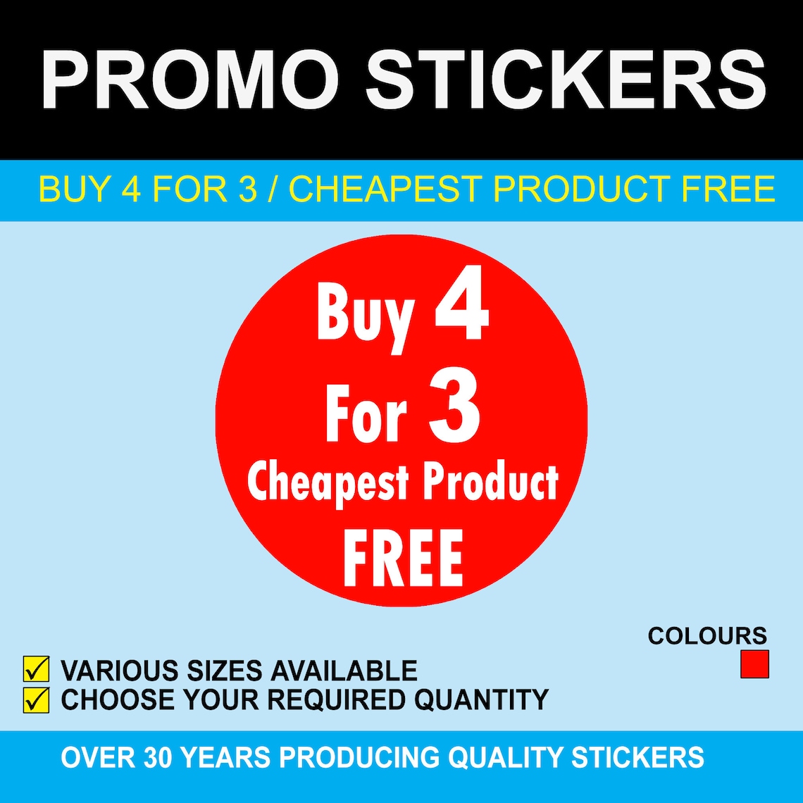 Buy 4 for 3 - Cheapest Product Free - Available in 4 Sizes - Etsy