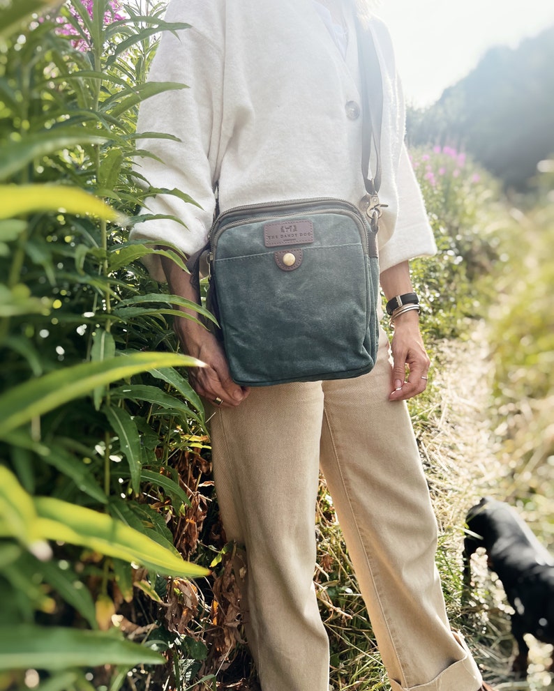 Waxed Cotton Foragers Bag, Perfect for Dog Walkers - Etsy
